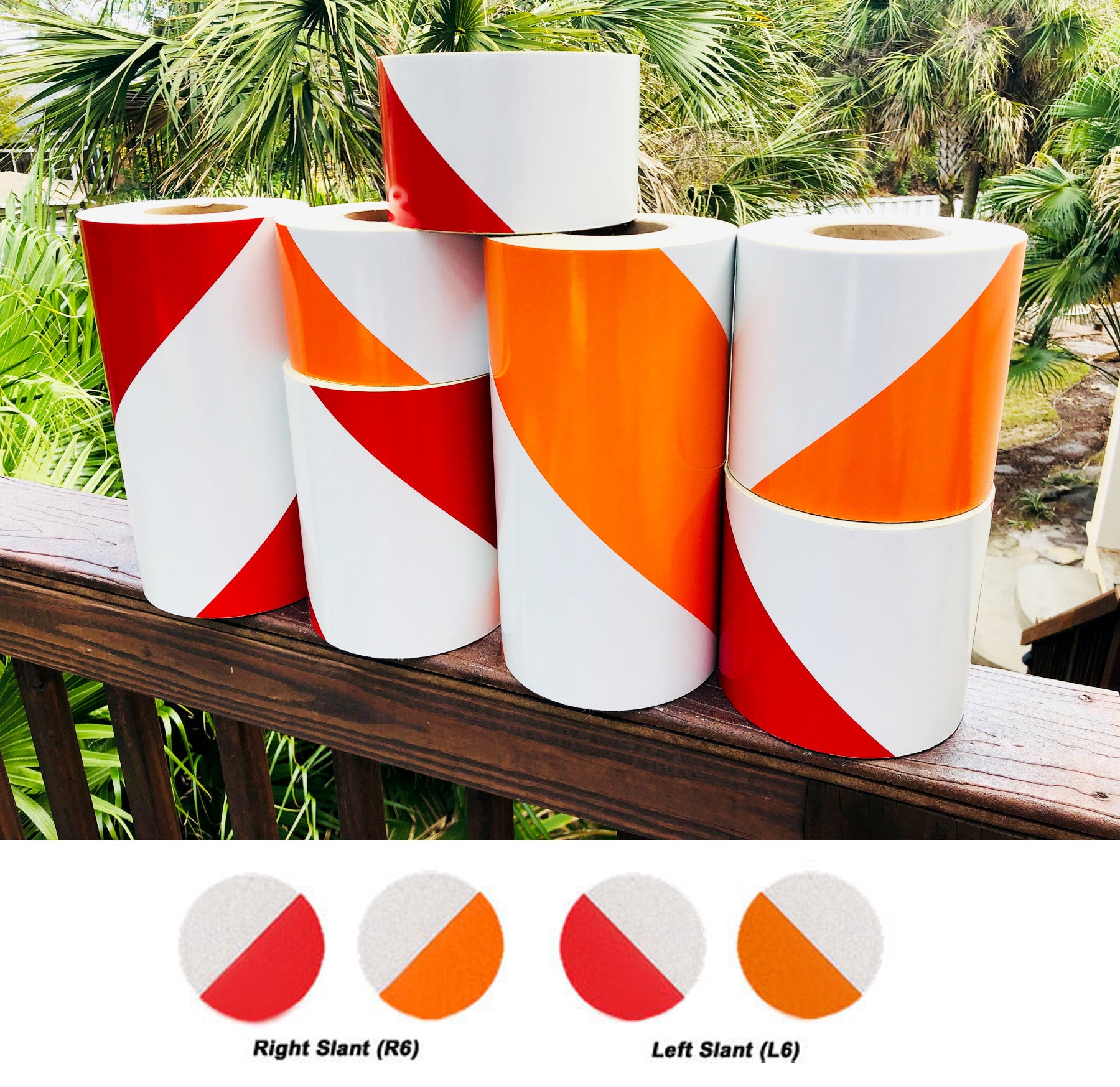 Pre Striped Reflective Barricade Tape - Engineer / High Intensity ...