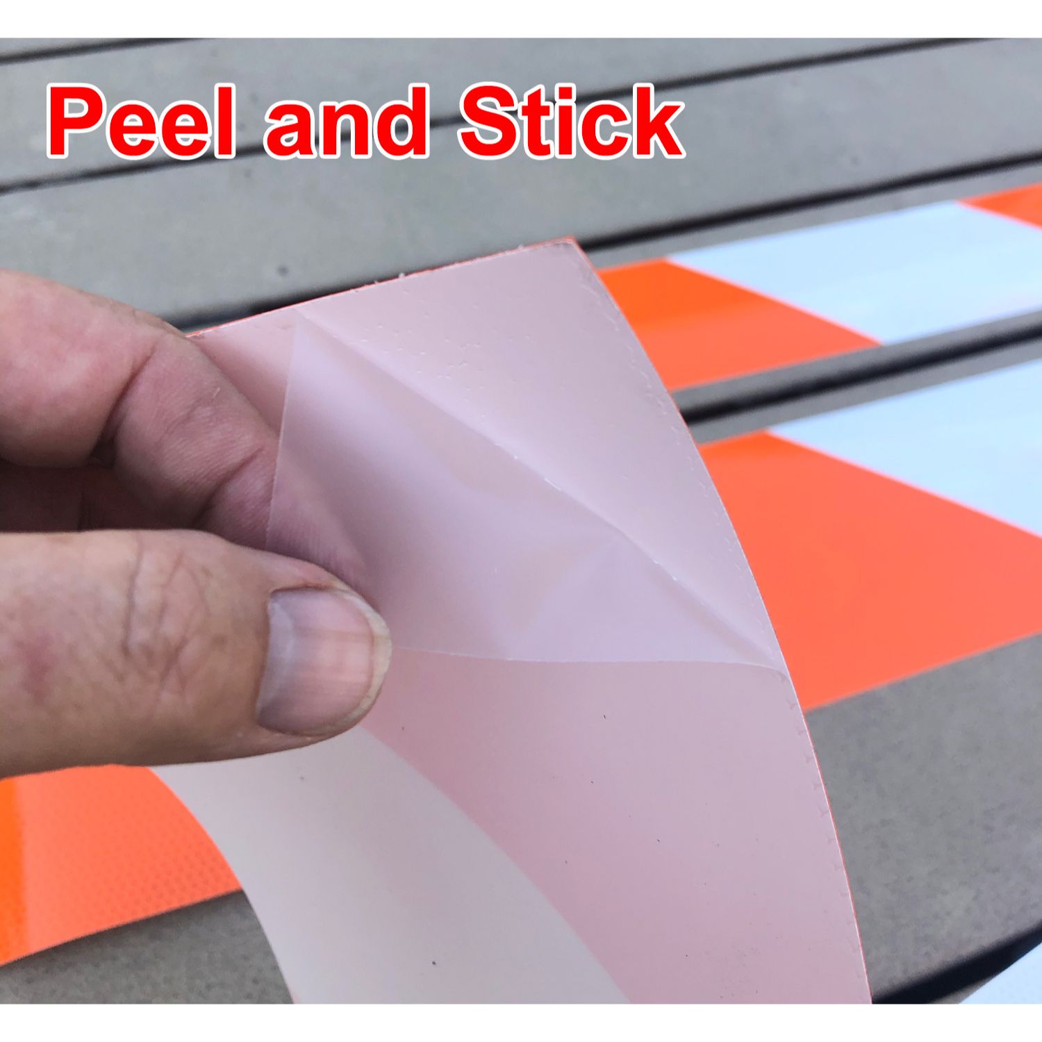 Red/White - Orange/White - TWO PIECE Chevron Panel Kits - All Sizes ...