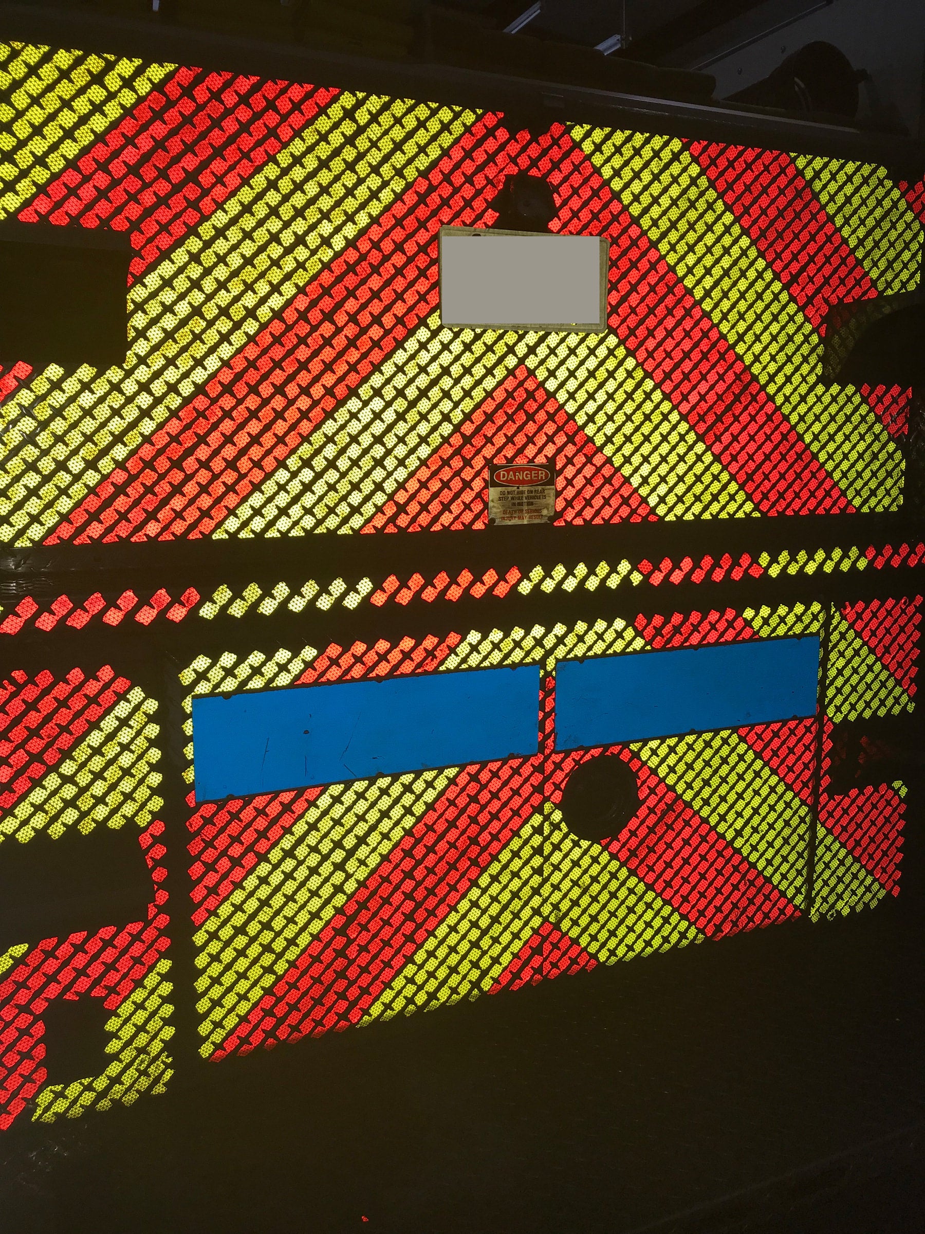 Chevron Strips - Diamond Plate - Red & Lime - NFPA 1901 - Oralite ...