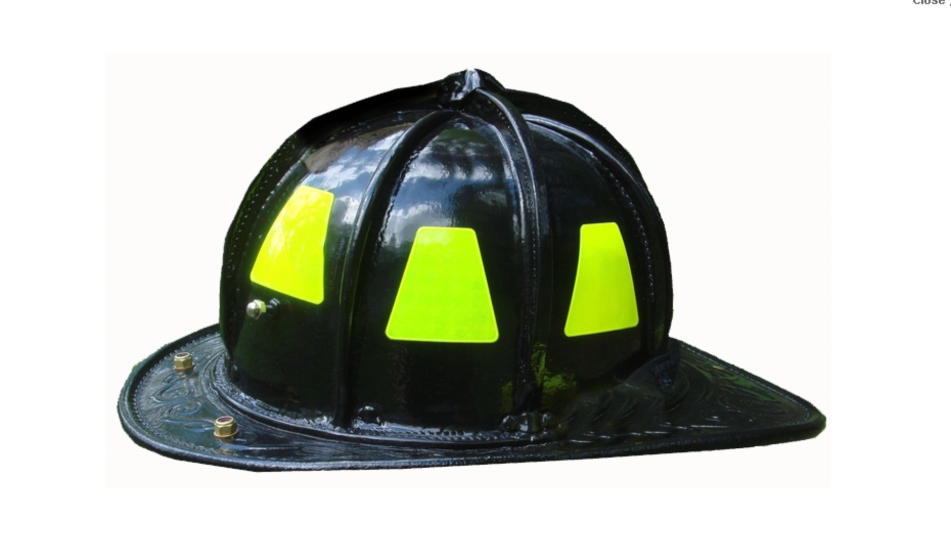 Reflective Fire Helmet NFPA Compliant Decals - Fluorescent Lime ...